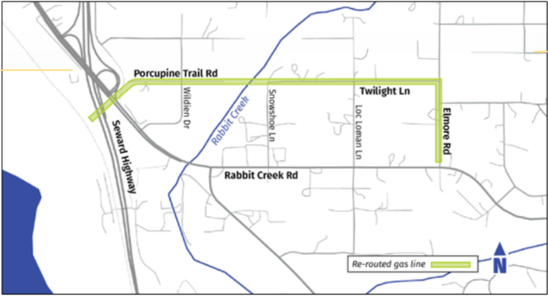 2026 Rabbit Creek Gas Line Re-route - Enstar Natural Gas